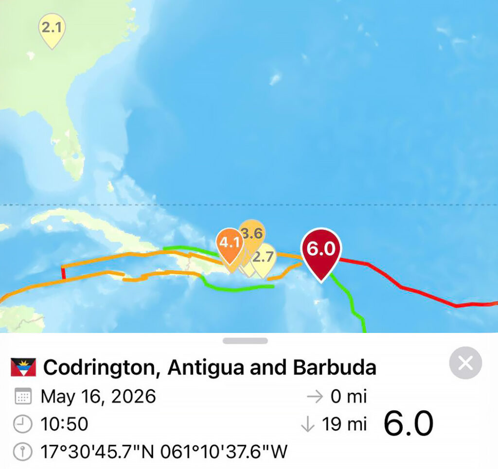 Tsunami Statement Issued For US East Coast After Magnitude 6 Earthquake ...